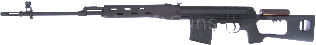 Dragunov SVD, Black, AEG, A&K | AirsoftGuns