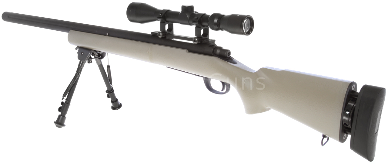 M24 Socom TAN, Military, nožičky, optika, Snow Wolf, SW-04JT ...